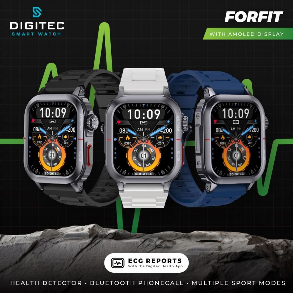 Jual Original 100%!! Digitec SW SmartWatch FORFIT Jam Tangan Unisex ...