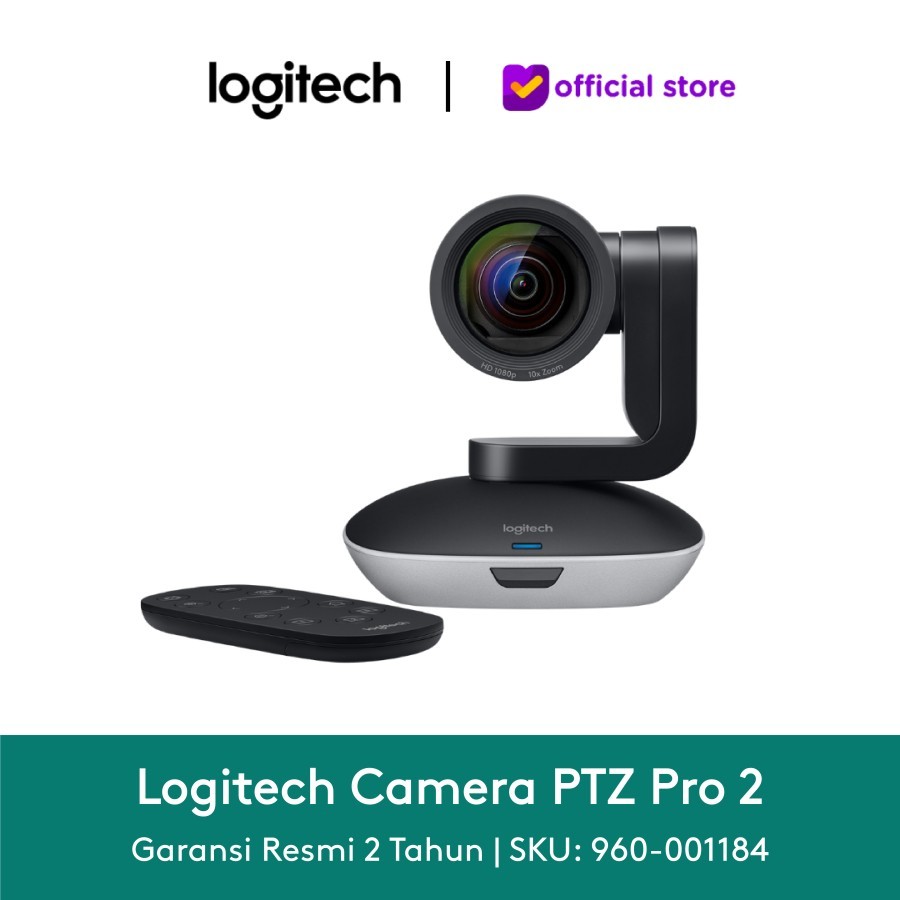 Jual Logitech Camera PTZ Pro 2 Video Conference - Garansi 2 Tahun ...