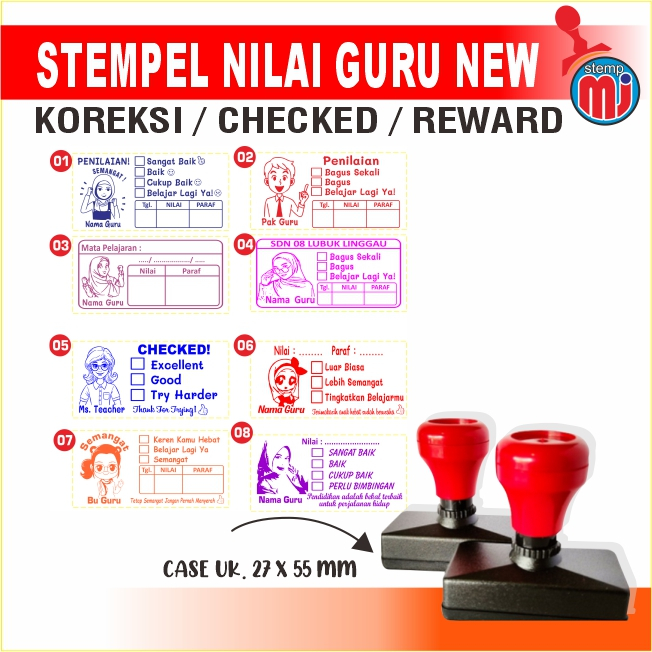 Jual Stempel Penilaian Guru New 2024 | Shopee Indonesia