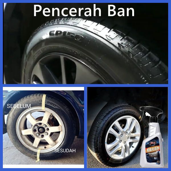 Jual Semprotan Pengkilap Ban Semir Ban Hitam Kilap Vulkanisir Ban ...