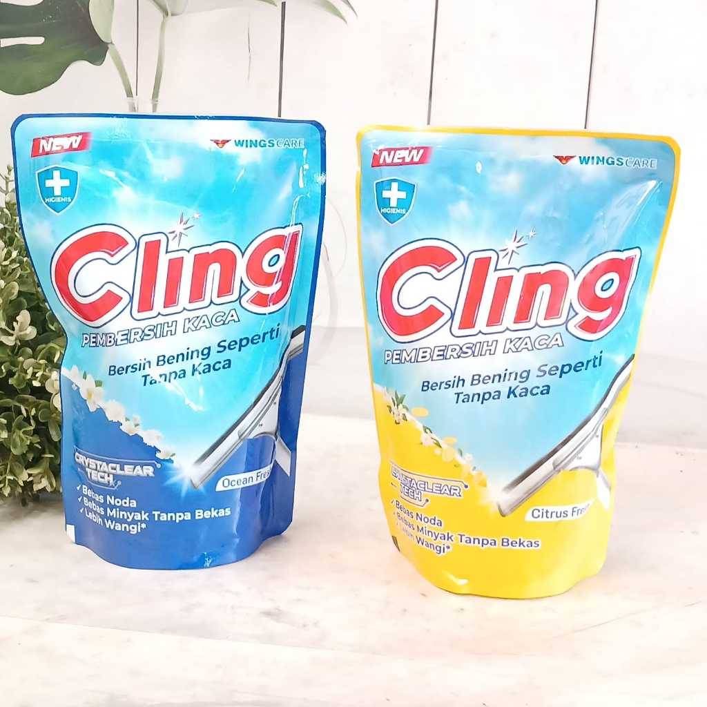 Jual Cling Pembersih Kaca Pouch 425ml | Shopee Indonesia