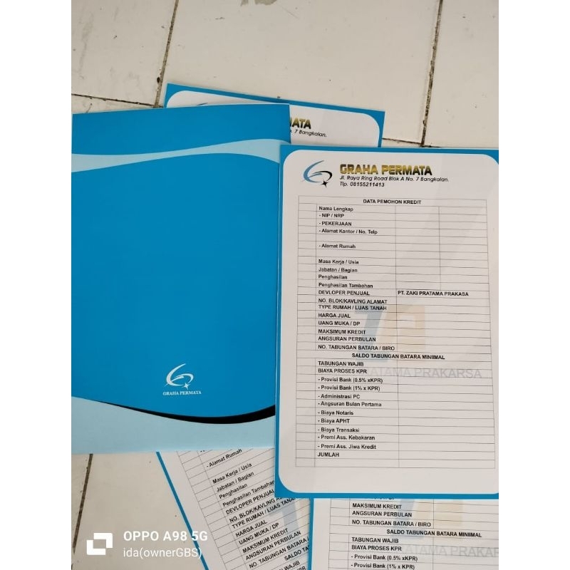 Jual Cetak Map Folder/Map Dinas/Map Sekolah/Map Rekam Medis Custom ...