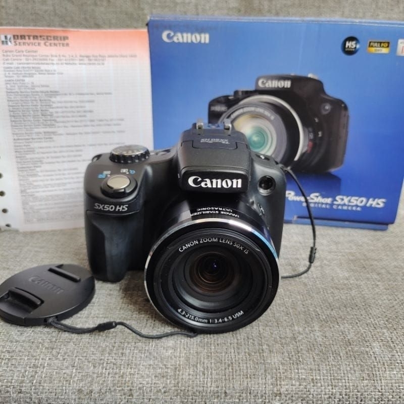 Jual Canon Powershot SX50 HS Kamera Digital 50x Optical Zoom Full HD ...
