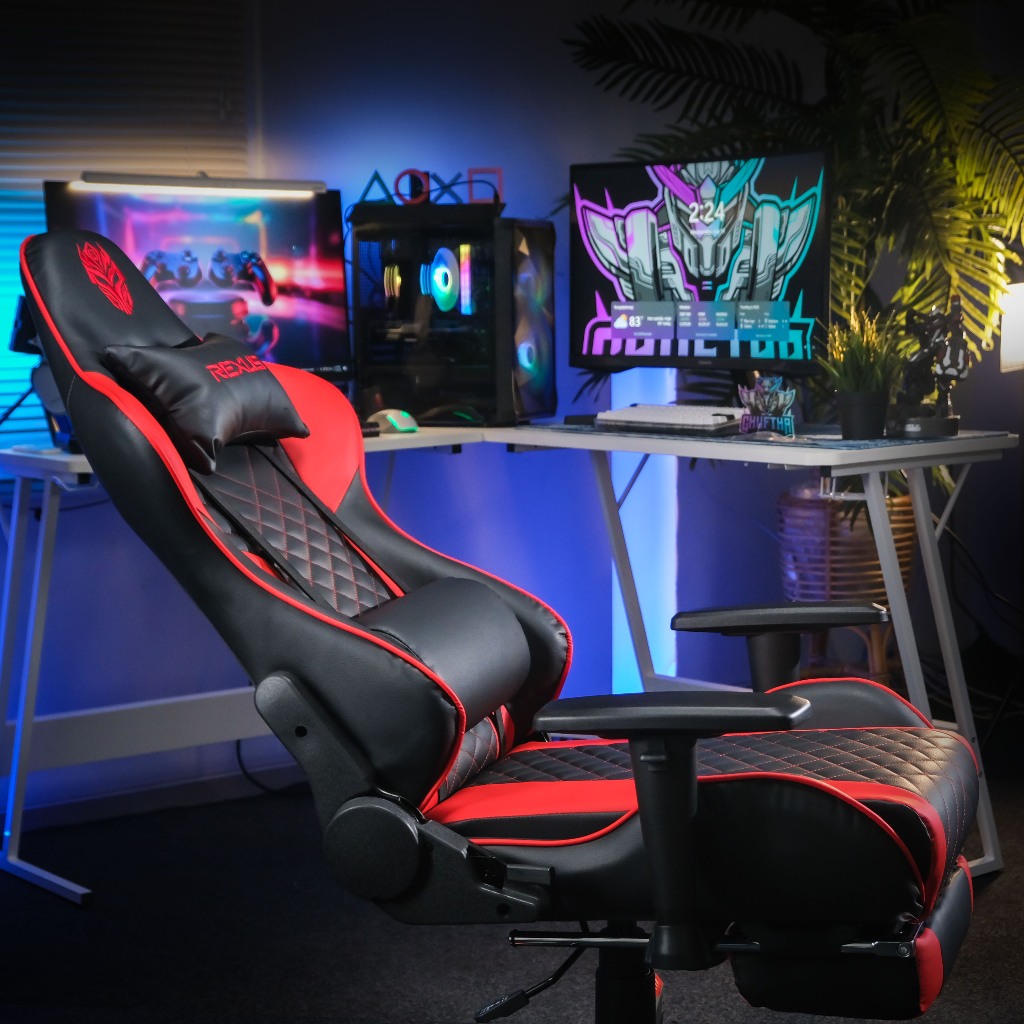 Jual kursi gaming Rexus Gaming Chair RGC100 Max / RGC-100 Max | Shopee ...