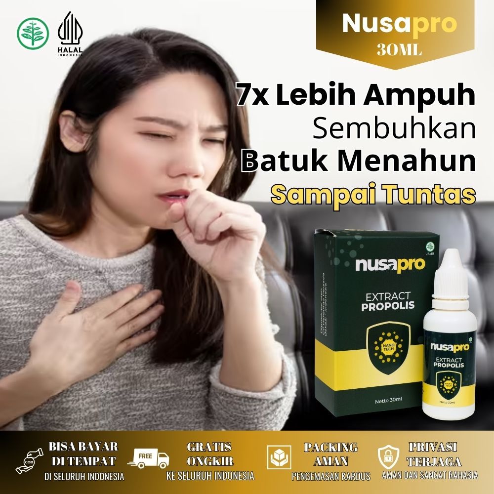Jual Nusapro Obat Batuk Menahun (Anak & Dewasa) / Herbal Alami Redakan ...