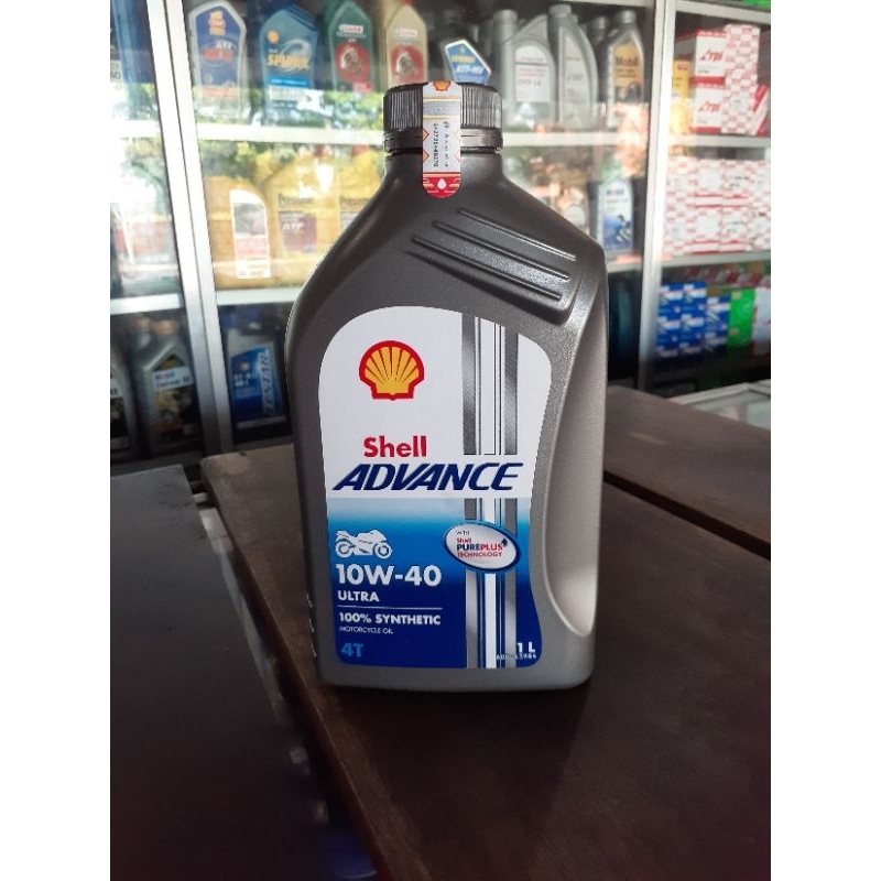 Jual Shell Advance Ultra 10w40 100% Synthetic Kemasan 1L | Shopee Indonesia