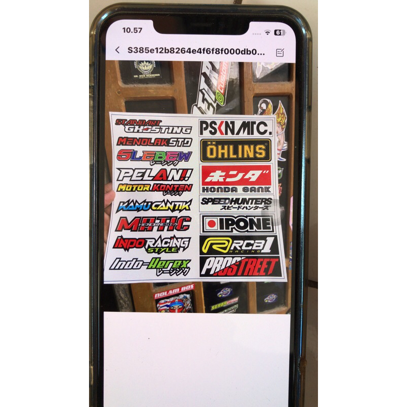 Jual Sticker pack Sponsor Racing / sticker pack viral / Sticker pack ...