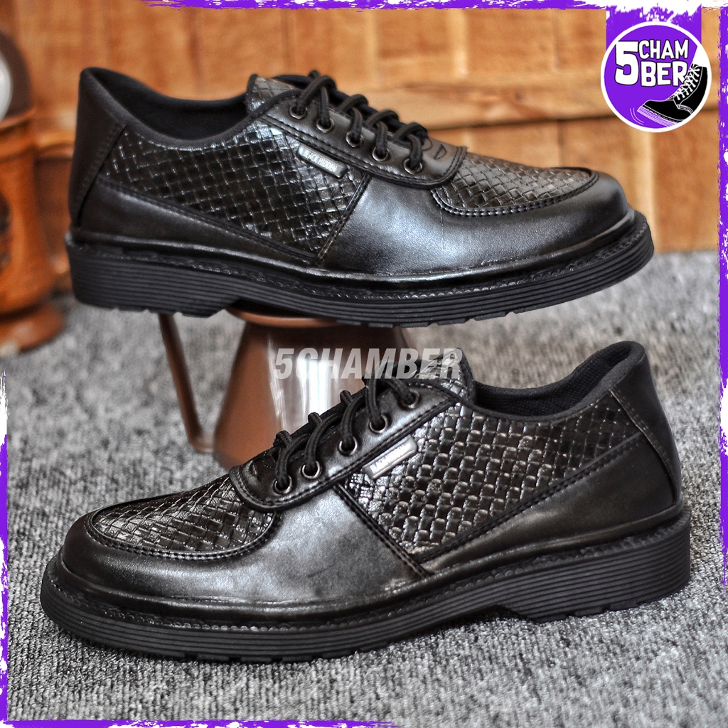 Jual 5CHAMBER Woo - Sepatu pantofel Formal Oxford Kerja Kantor Pria ...