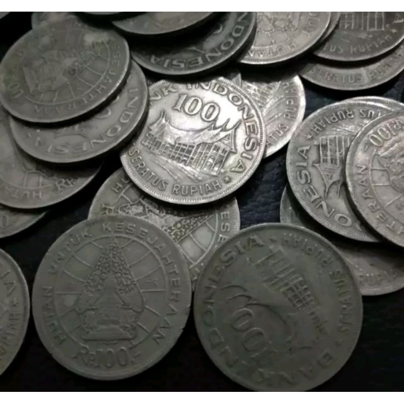 Jual Koin Kuno 100 rupiah rumah gadang | Shopee Indonesia