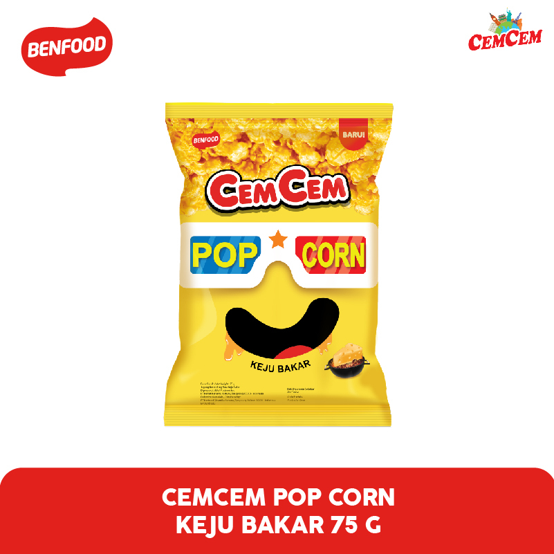Jual Snack Camilan CEMCEM POPCORN KEJU BAKAR 75 Gram | Shopee Indonesia