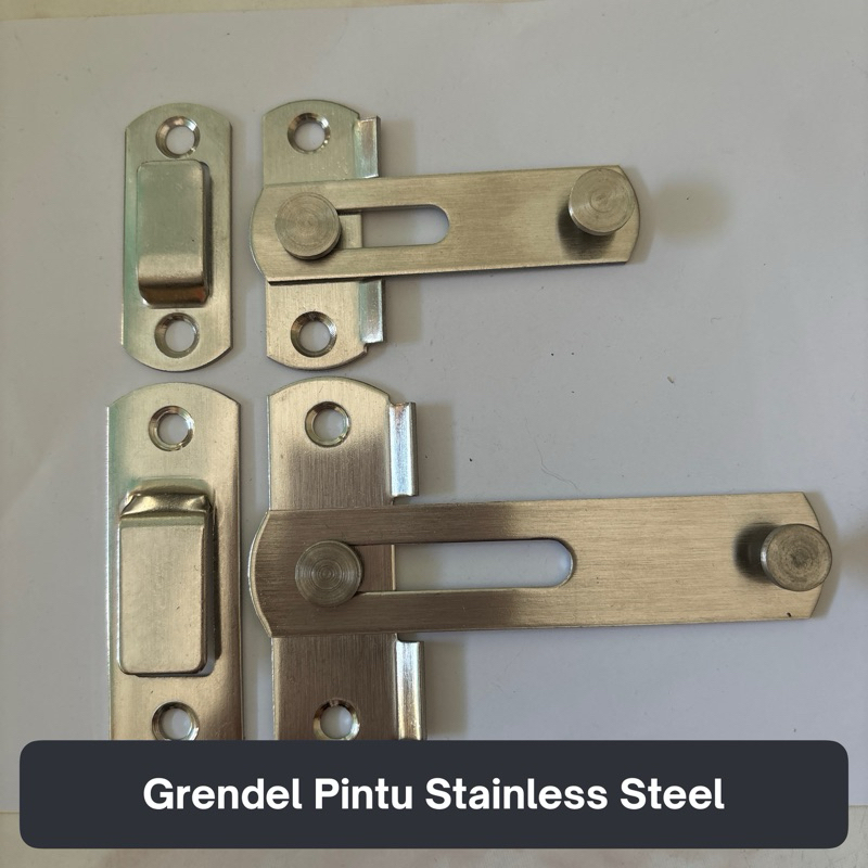Jual Grendel Pintu Sliding Stainless Grendel Minimalis | Shopee Indonesia