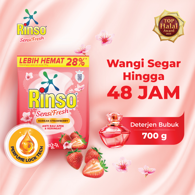 Jual Rinso SensiFresh Detergent Bubuk Deterjen Wangi Segar 48 Jam ...