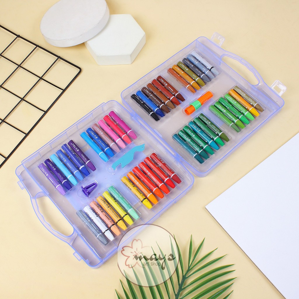 Jual V-TEC Crayon Oil Pastel 48 Warna / Crayon Mewarnai Anak 48 Colors ...