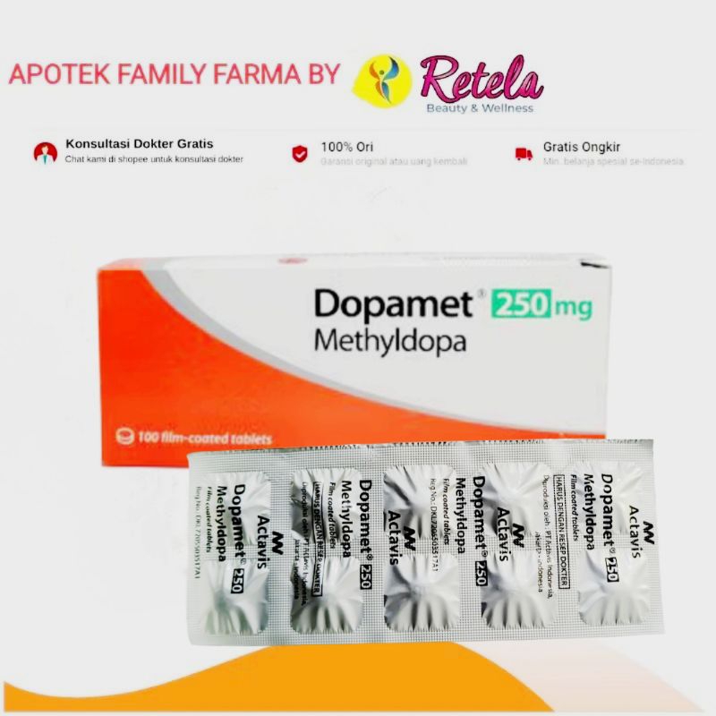 Jual dopamet 250mg | Shopee Indonesia