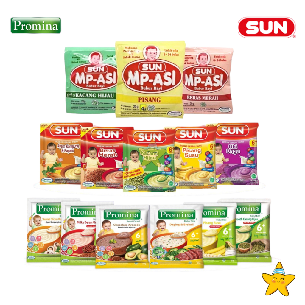 Jual Sun Bubur Bayi 0-6 Bulan Terlengkap & Harga Terbaru Juni 2026 ...
