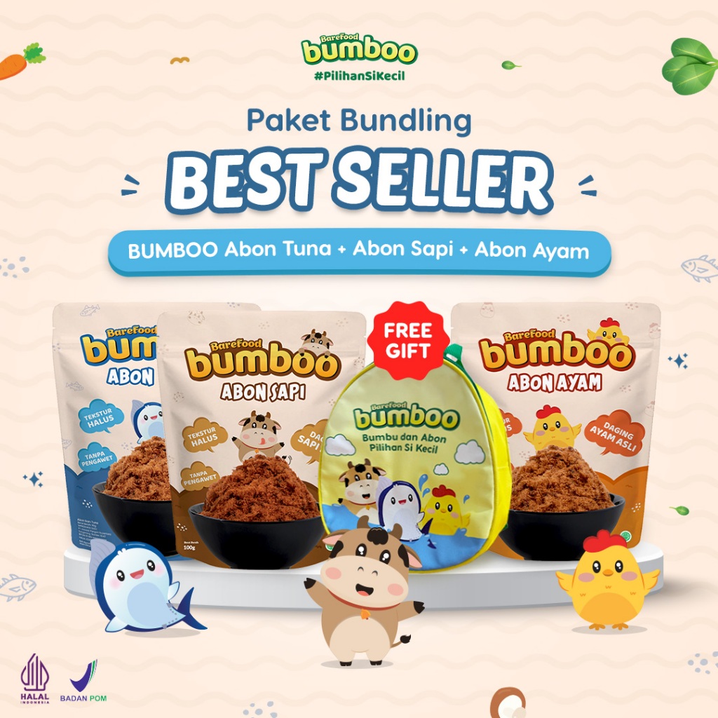 Jual Bundling Bumboo Abon Asli - Tekstur Lembut MPASI Si Kecil - Sumber ...