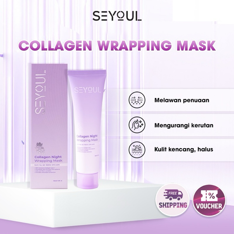 Jual SEYOUL Collagen Night Wrapping Mask 50ml | Shopee Indonesia