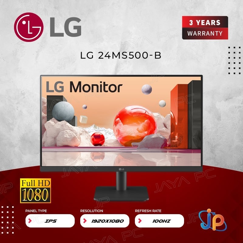 Jual Monitor LG LED IPS 24MS500-B - Full HD 24" Inch | Shopee Indonesia