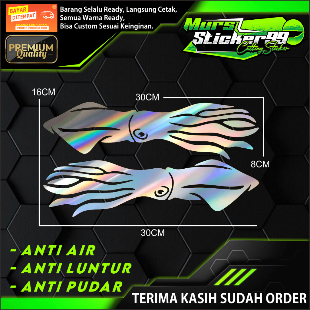 Jual Sticker Cutting CUMI CUMI KANAN KIRI (SEPASANG) | Shopee Indonesia