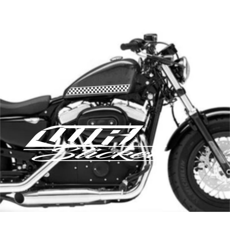 Jual stiker cutting motif kotak untuk tangki costum | Shopee Indonesia