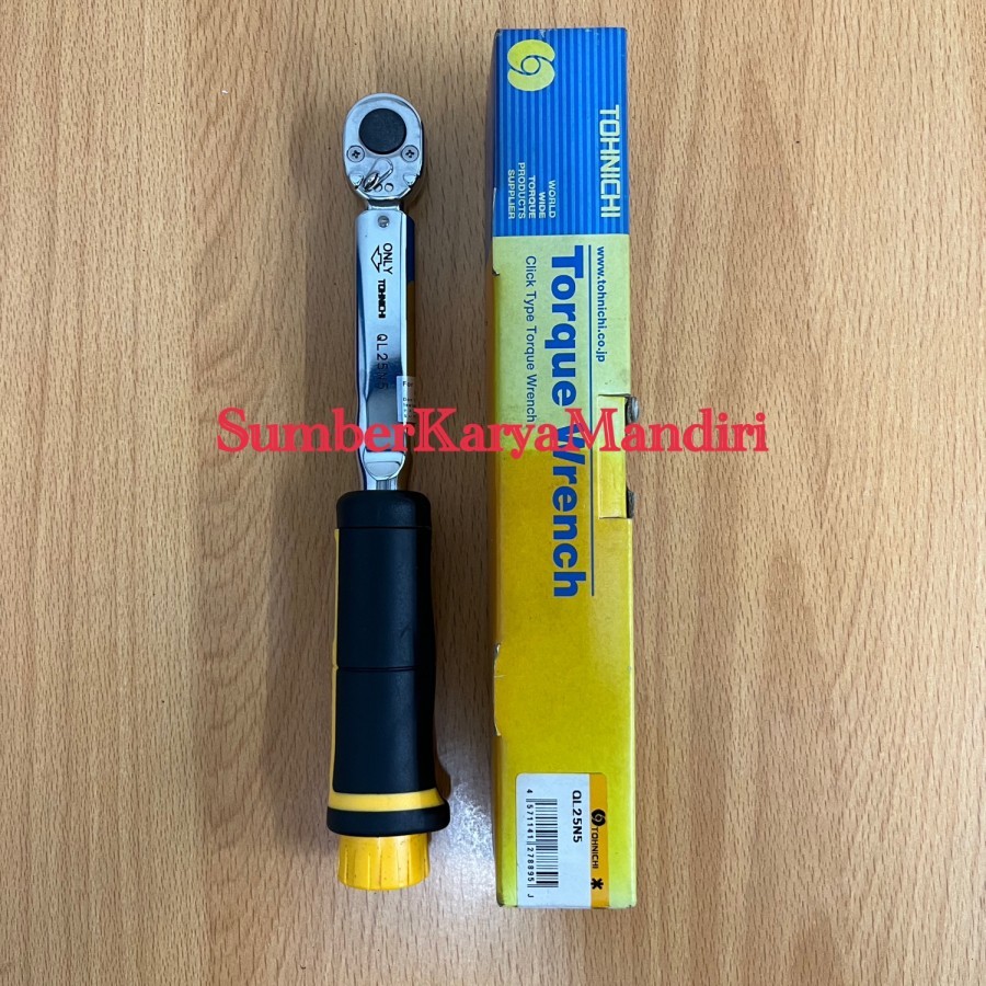 Jual Tohnichi Preset Torque Wrench Kunci Torsi 3/8 QL25N5 (5-25Nm ...