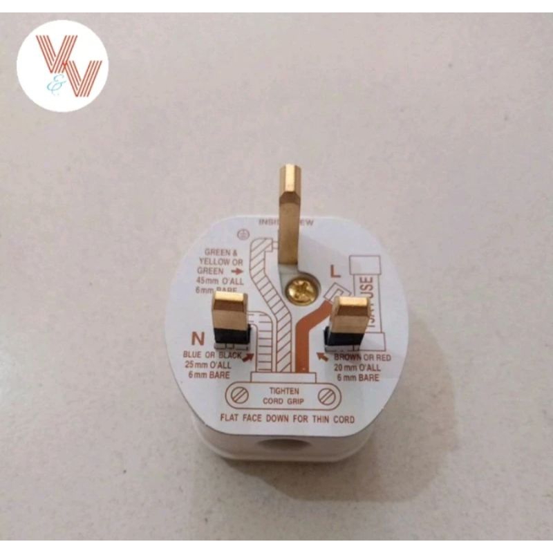 Jual colokan/steker AC KK 3 panasonic | Shopee Indonesia