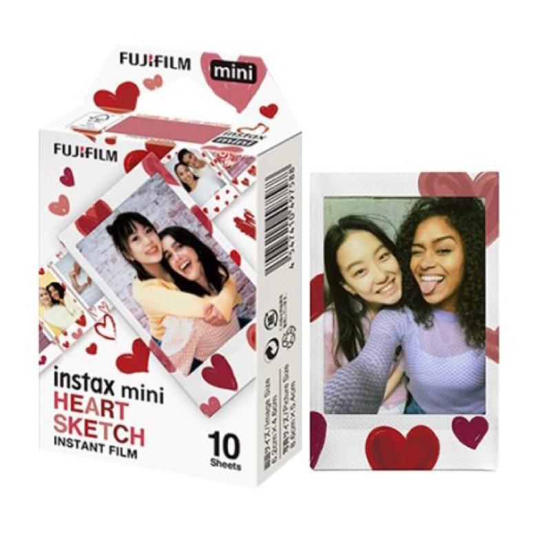 Jual [READY STOCK] FUJIFILM REFILL INSTAX MINI HEART SKETCH // FILM ...