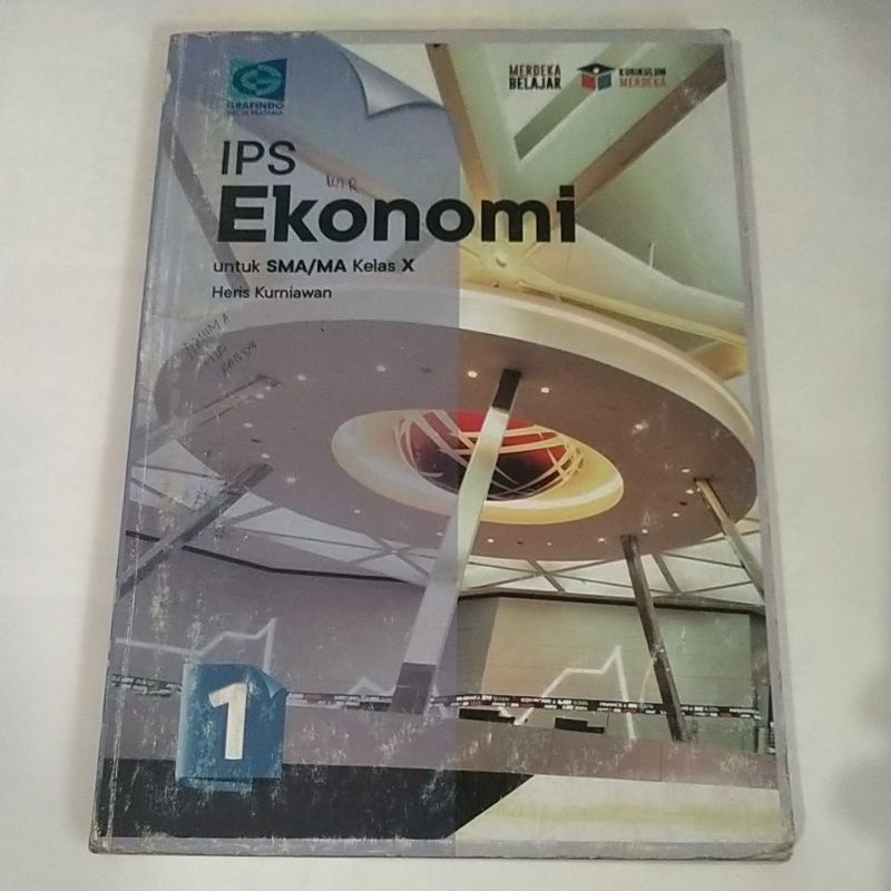 Jual BUKU IPS EKONOMI SMA/MA KELAS X,1,10 KURIKULUM MERDEKA | Shopee Indonesia
