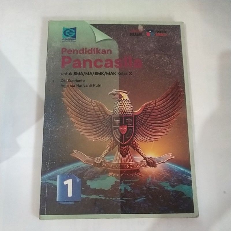 Jual BUKU PENDIDIKAN PANCASILA SMA/MA KELAS X,1,10 KURIKULUM MERDEKA | Shopee Indonesia