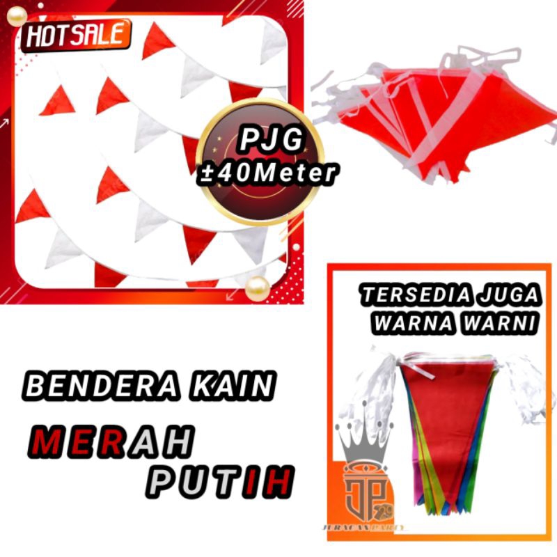 Jual Bendera kain merah putih, bendera segitiga kain,bendera umbul umbul,bendera renceng ...