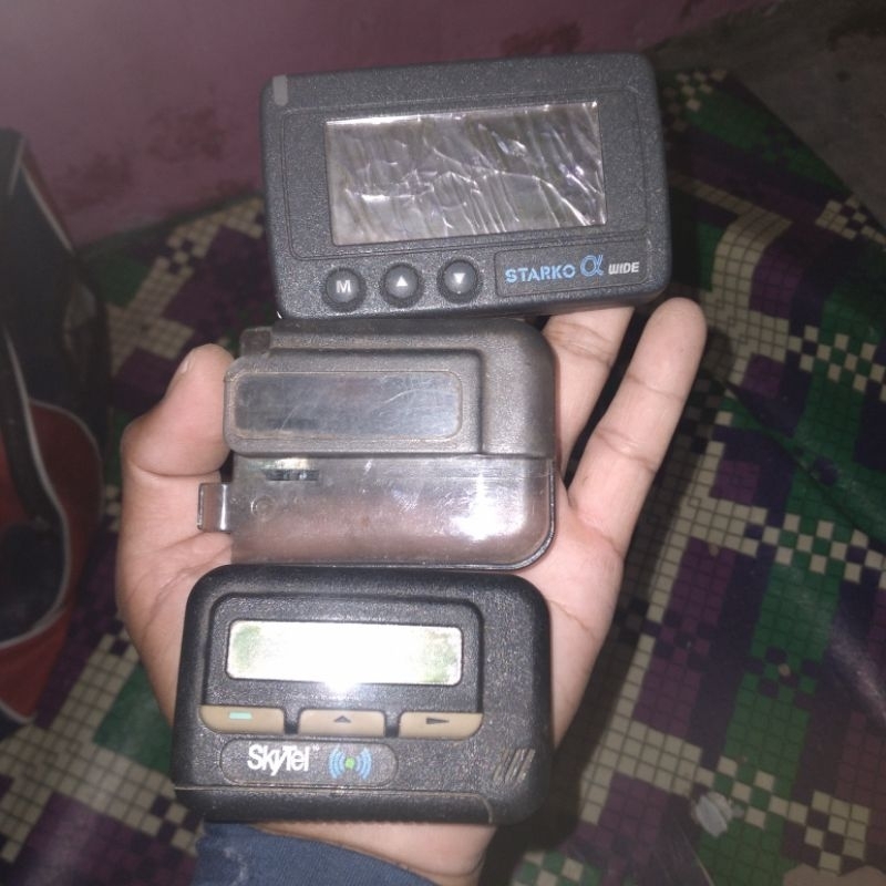 Jual 2 unit pager nosvage jadul unik langka | Shopee Indonesia