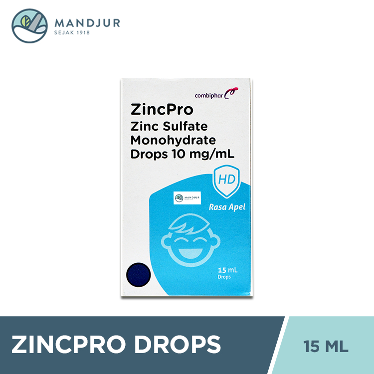 Jual ZincPro Drop 15 mL - Pelengkap Pengobatan Diare Anak | Shopee ...