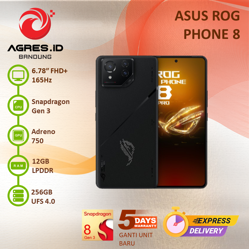 Jual ASUS ROG PHONE 8 12/256GB RESMI ASUS INDONESIA | Shopee Indonesia