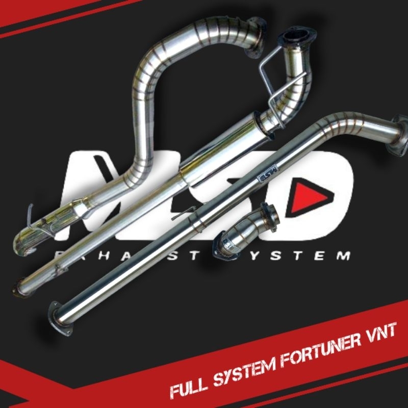 Jual Full system Knalpot Diesel Fortuner VNT Turbo Pnp By MSD Exhaust ...