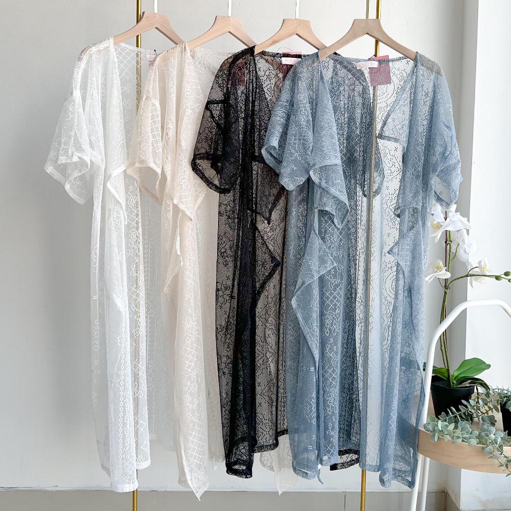 Jual Emikoawa - Outer Lace Brukat Brokat Wanita Kondangan Luaran Blazer ...