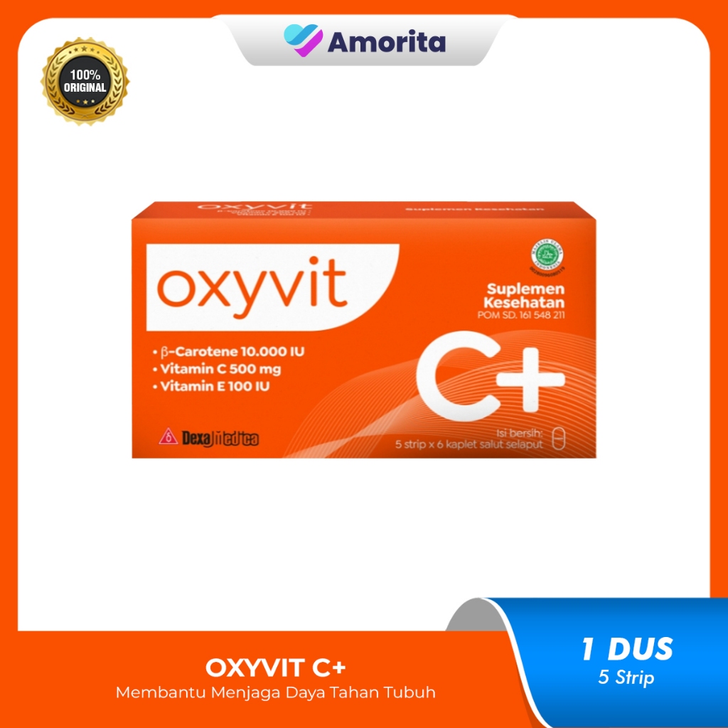 Jual Oxyvit Multivitamin C+ 30 Kaplet - Menjaga Daya Tahan Tubuh ...