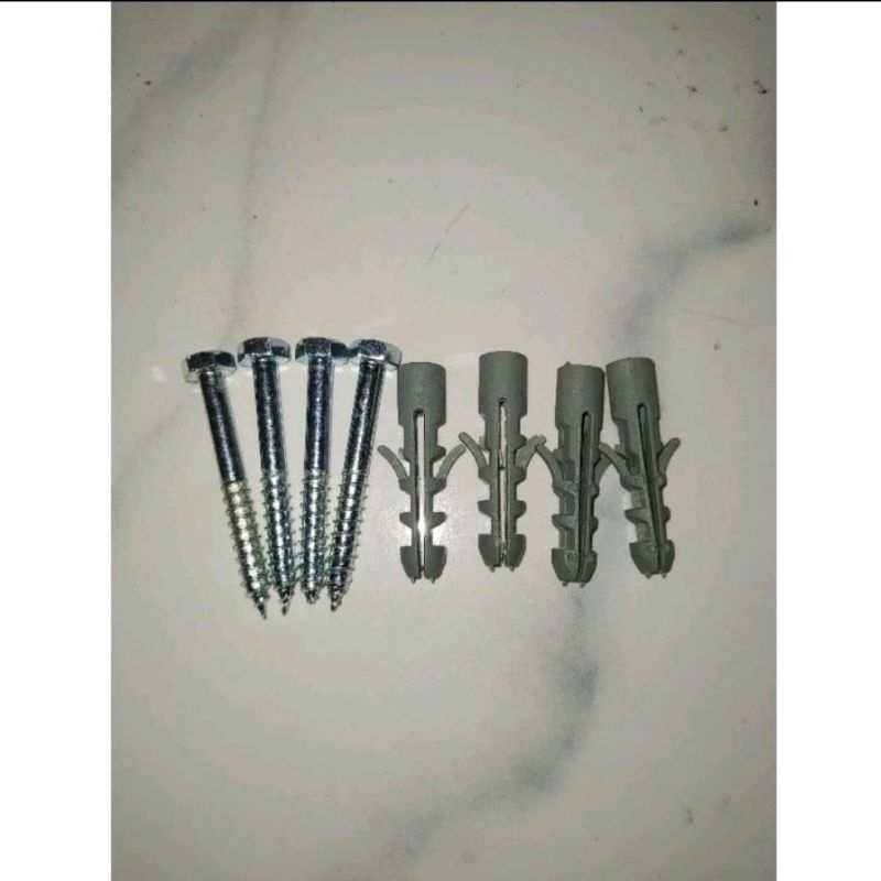 Jual BAUT TEMBOK PISHER PISER BRACKET 4 SET. | Shopee Indonesia