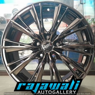 Jual VELG MOBIL BLACK CHROME RING 17 HSR WX COCOK DI ERTIGA SERENA INNOVA VOXY XPANDER BRV ...