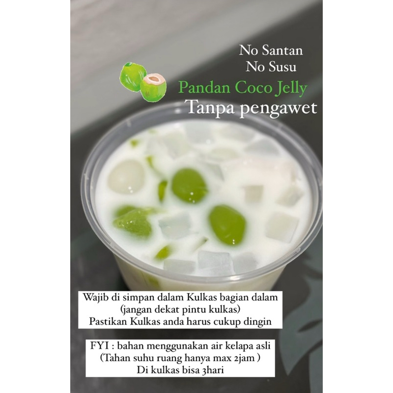 Jual Es Pandan Kelapa jelly | Shopee Indonesia