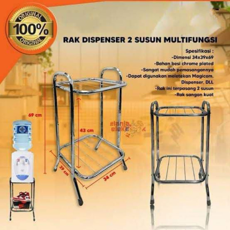 Jual Rak dispenser dan galon Atau bisa untuk rak apa aja | Shopee Indonesia