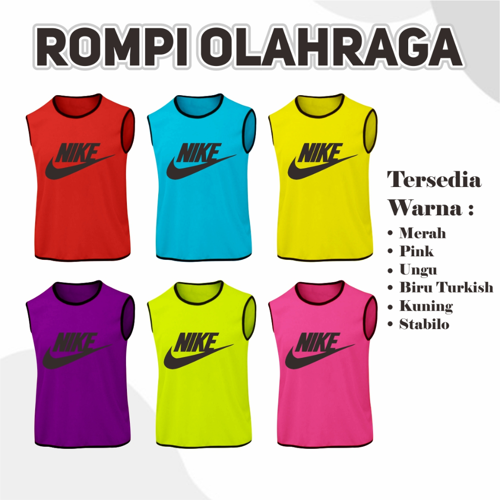 Jual Rompi olahraga rompi sepak bola futsal rompi latihan sparing rompi ...