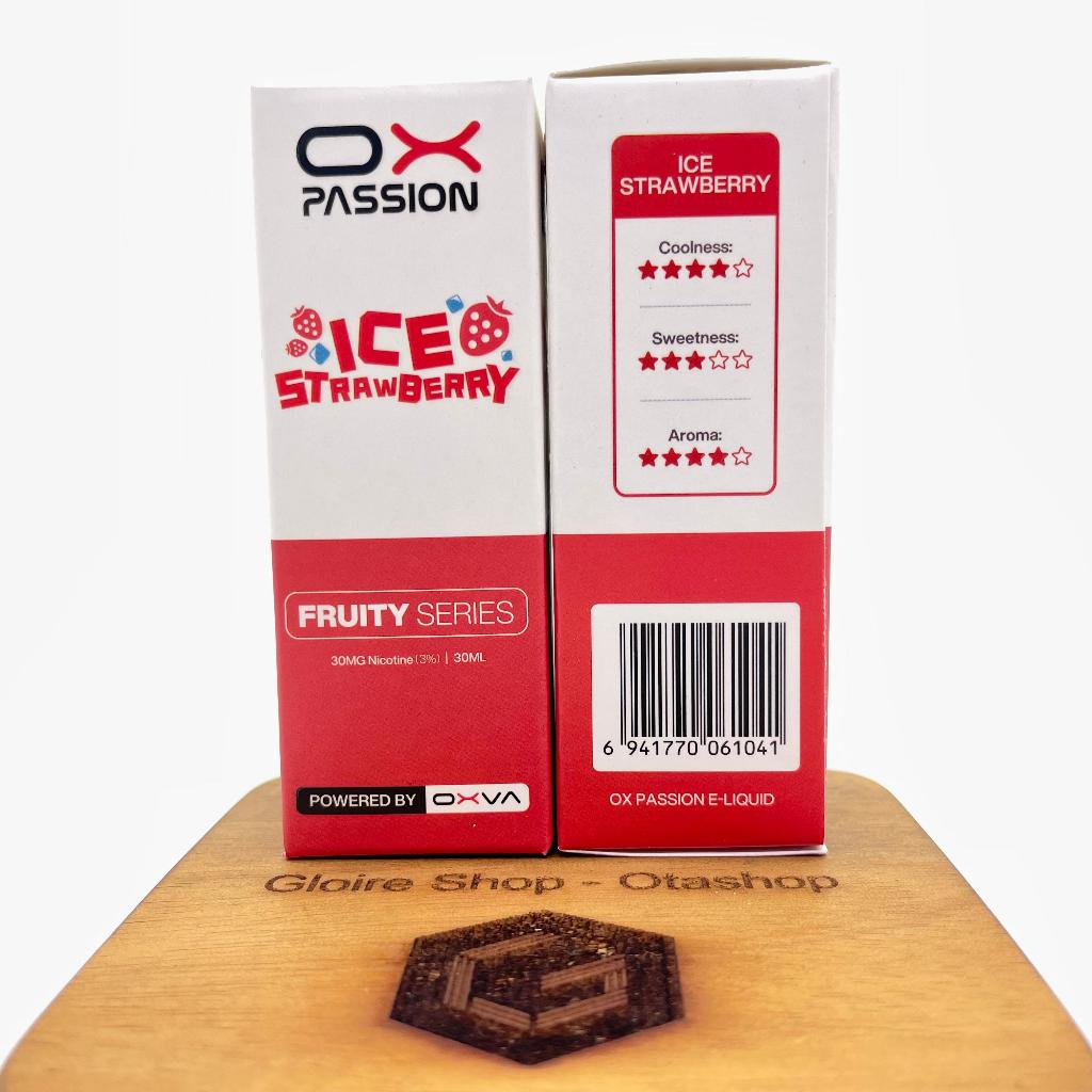 Jual SALT - Ox Passion ICE STRAWBERRY 30ML by Oxva Liquid Pods | Shopee ...