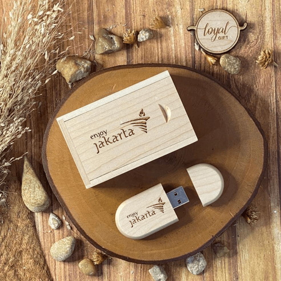 Jual USB Flashdisk Kayu Oval Box Geser GARANSI GANTI BARU KODE I7A3 ...