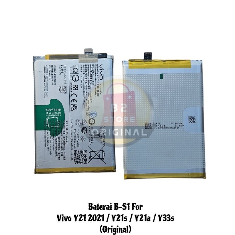 Jual Baterai Battery B-S1 For Vivo Y21 2021 / Y21s / Y21a / Y33s ...