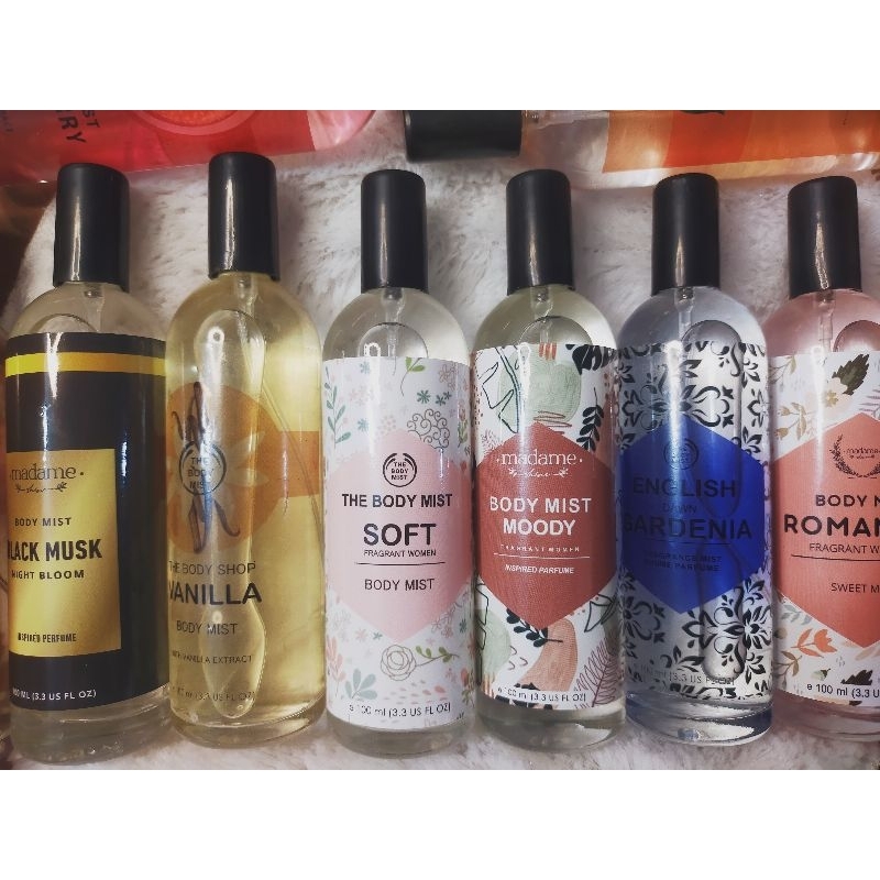 Jual Body MIST PARFUM 100ml | Shopee Indonesia