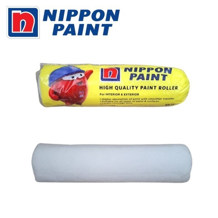 Jual ISI Kuas Rol NIPPON PAINT 9 inch / REFILL High Quality Paint ...