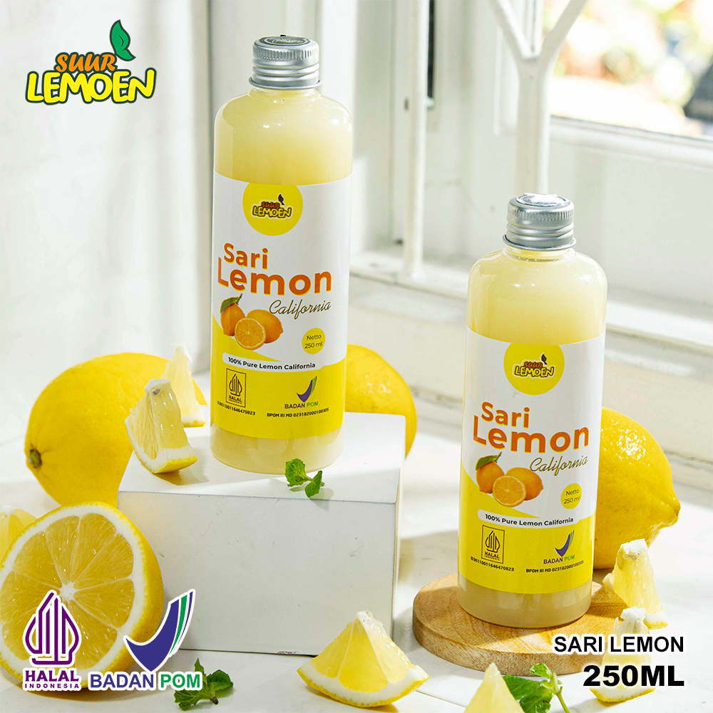 Jual BPOM Suur Lemoen - Sari Lemon 250ml Murni 100% Air Lemon Untuk ...