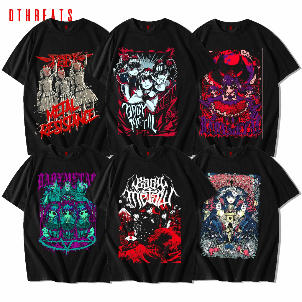 Jual Kaos Band Metal / Baju Metal / T shirt Metal baby metal –kaos babymetal / Kaos Band ...