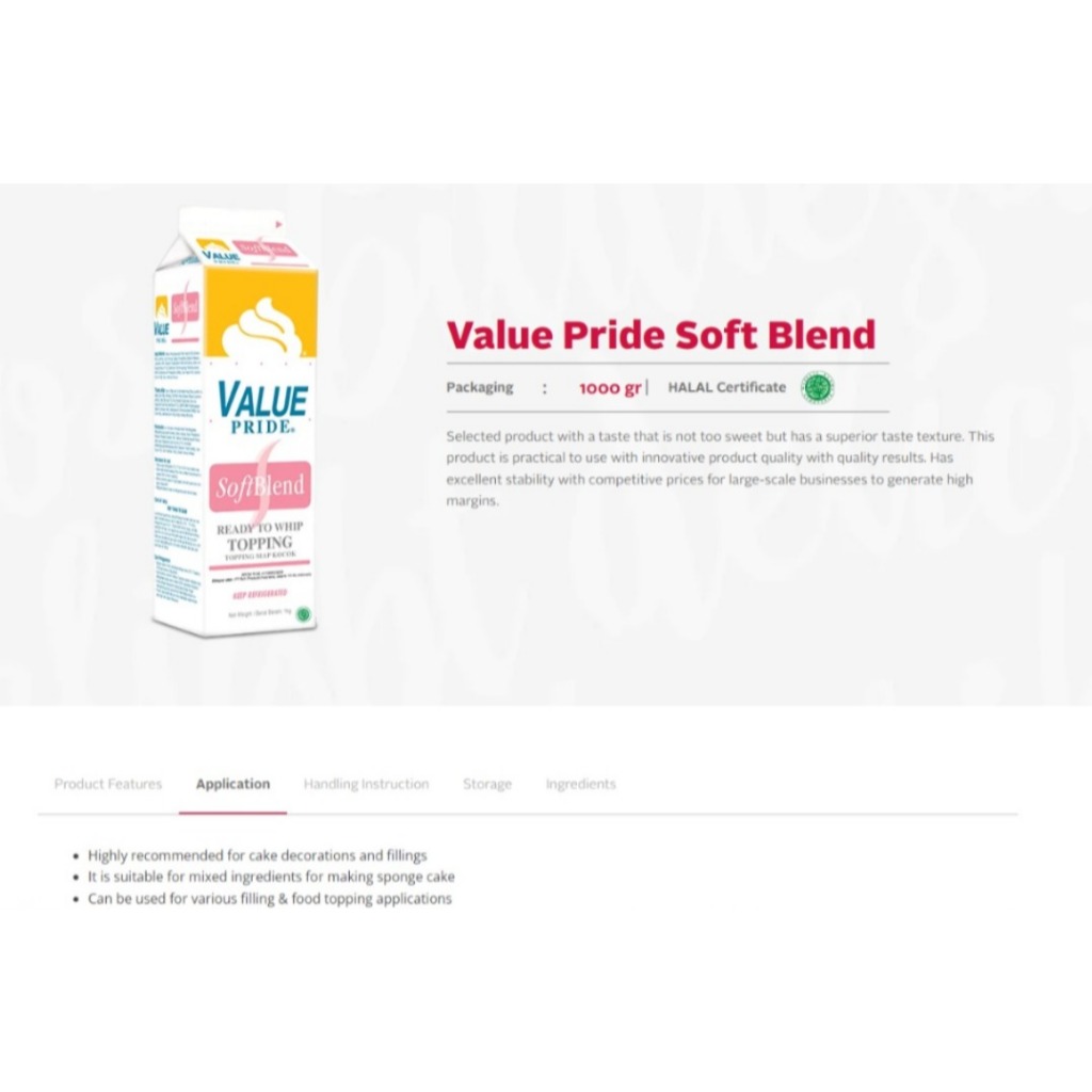 Jual Rich's Value Pride Soft Blend 1kg (1 DUS ISI 12 ) | Shopee Indonesia