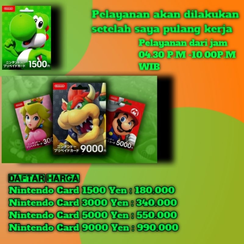 Jual Nintendo Switch Gift Card (Eshop) | Shopee Indonesia